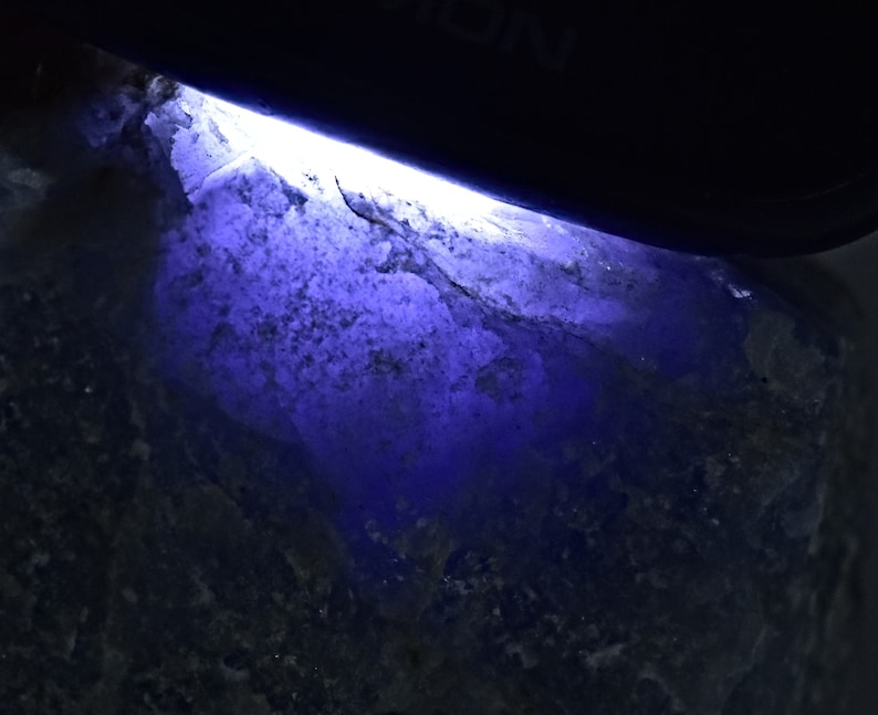 196 Gram Natural Fluorescent Rare Blue Hackmanite Rough - Etsy