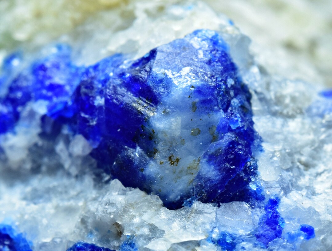 265 Gram Rare Hauyne Hauyn Crystal W/ Gonnardite Calcite & Pyrite on ...