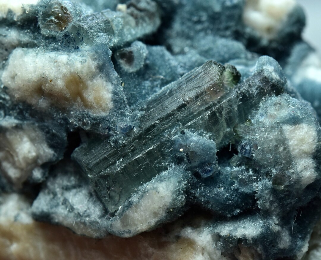 Rare Vorobyevite Beryl Rosterite Crystal Cluster W/ Tourmaline on ...