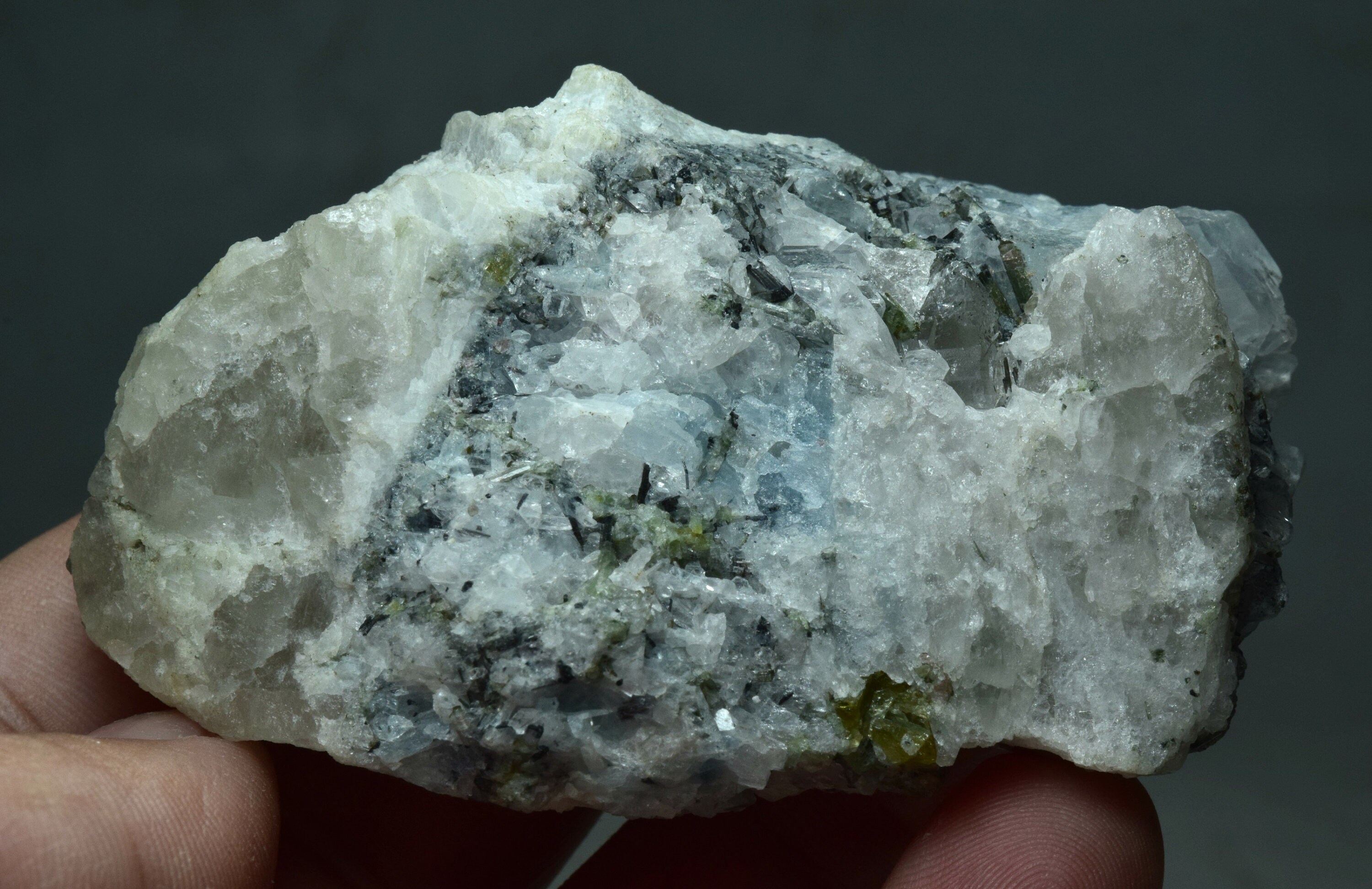 143 Gram Rare Vorobyevite Beryl Rosterite With Bi Tourmaline | Etsy