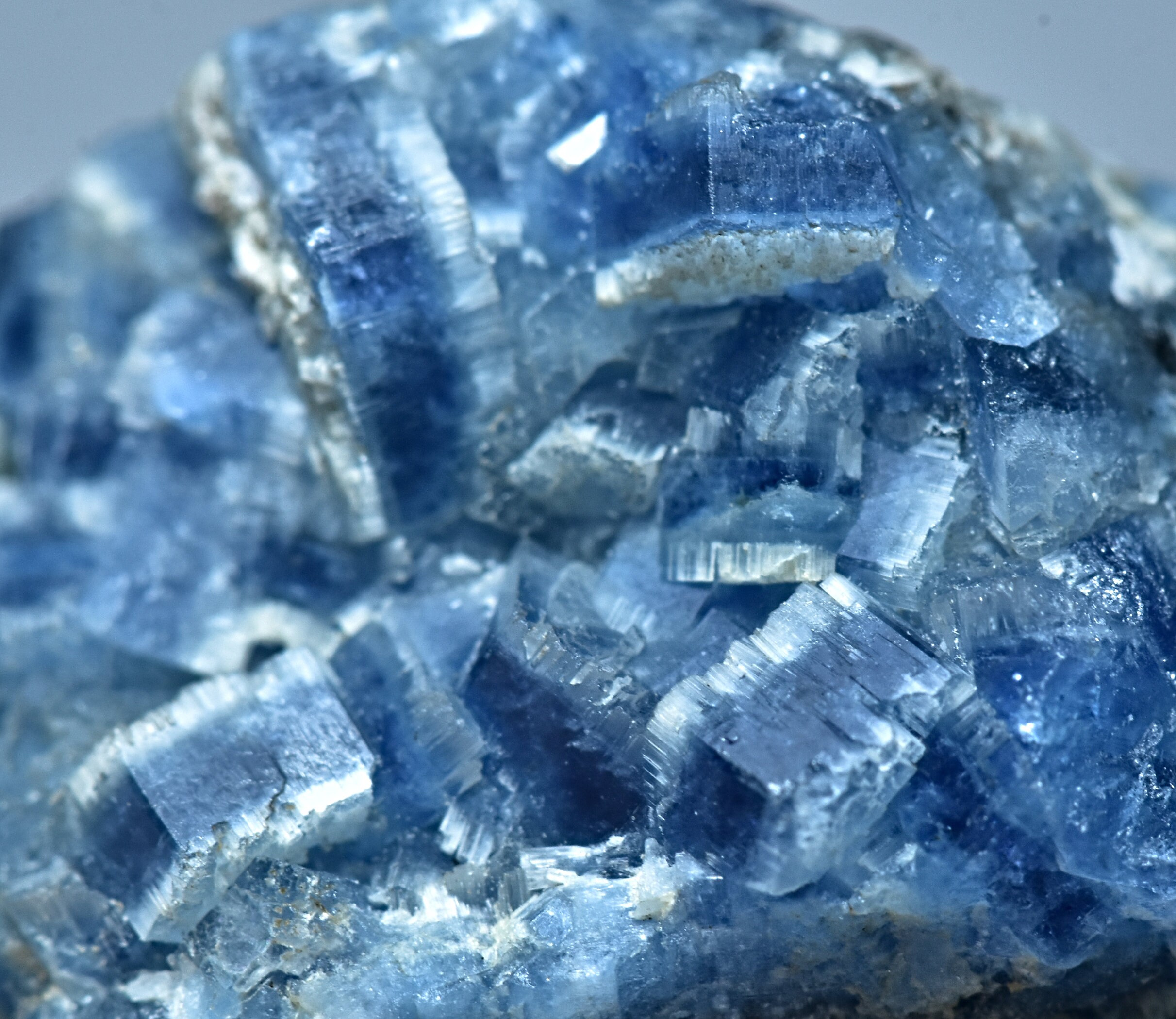 Unusual Deep Blue Color Vorobyevite Beryl Rosterite Crystal Cluster 44 ...