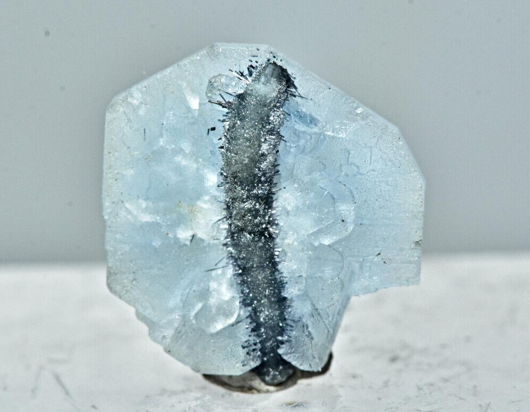 Amazing Unusual Vorobyevite Beryl Rosterite Crystal With Tourmaline 1. ...
