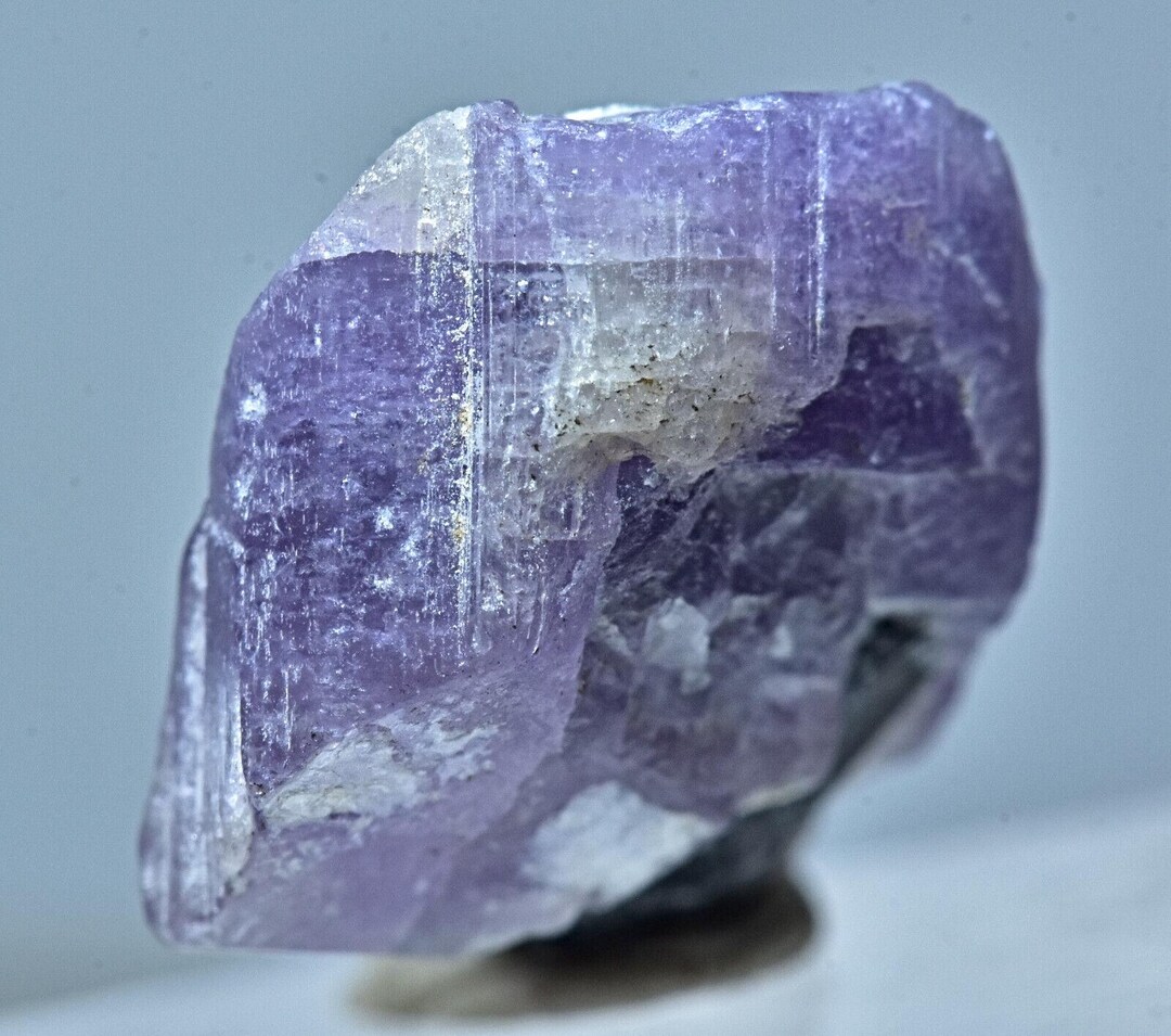 Rare Fluorescent Purple Apatite Crystal With Black Tourmaline 10.30 ...