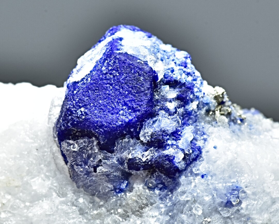 Lazurite Crystal Specimen Combined With Pyrite 117 Gram - Etsy