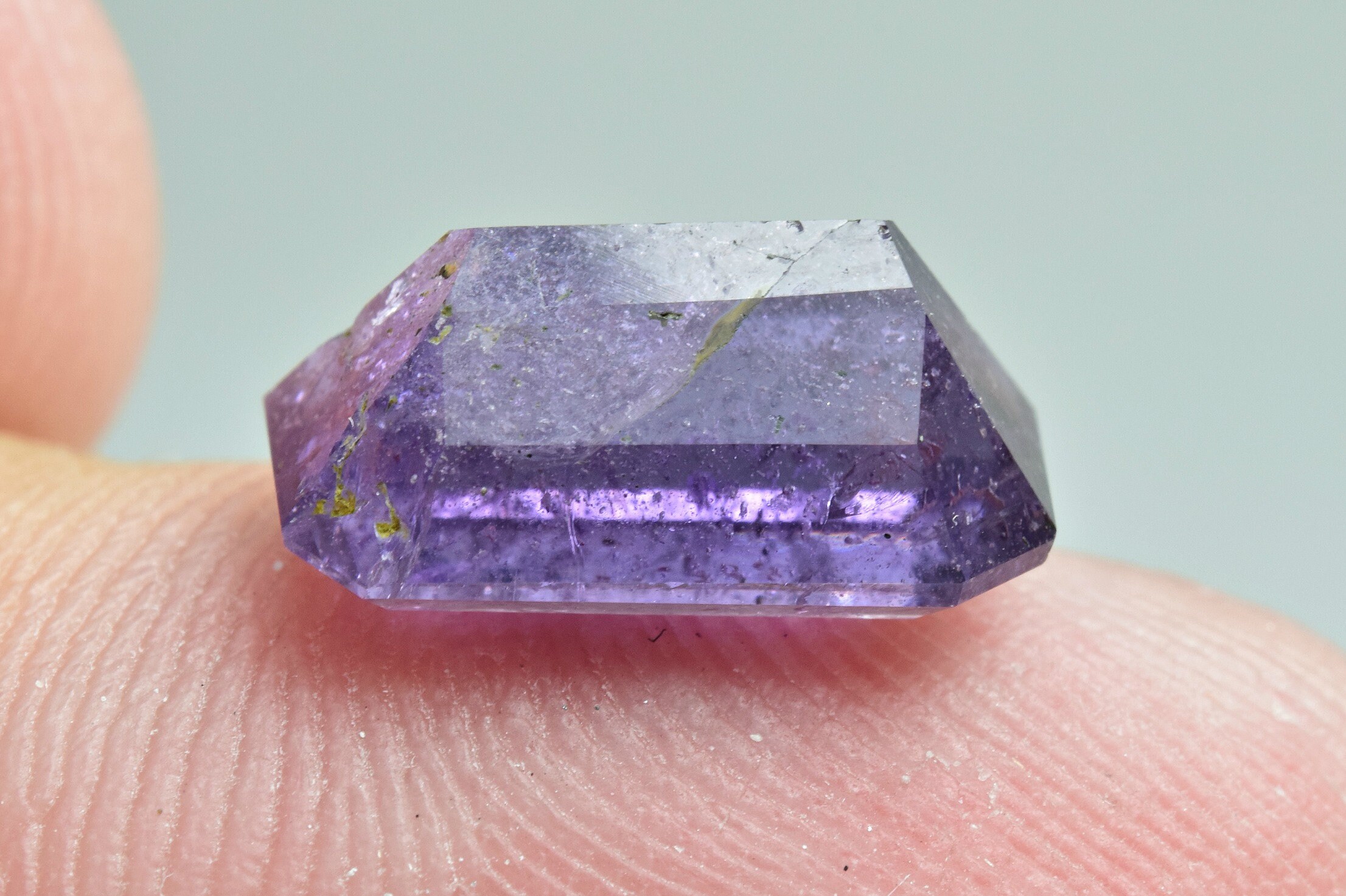 Fluorescent Faceted Purple Scapolite Gemstone 3 Carat | Etsy