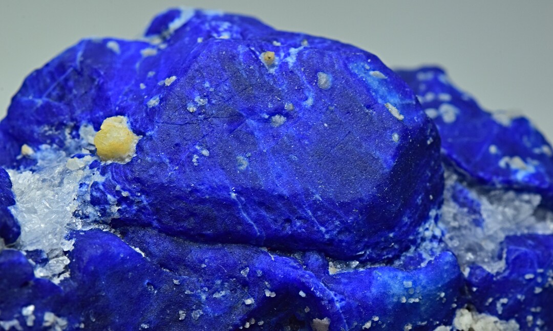 Royal Blue Color Lazurite Crystal Specimen W/ Forsterite Crystal ...