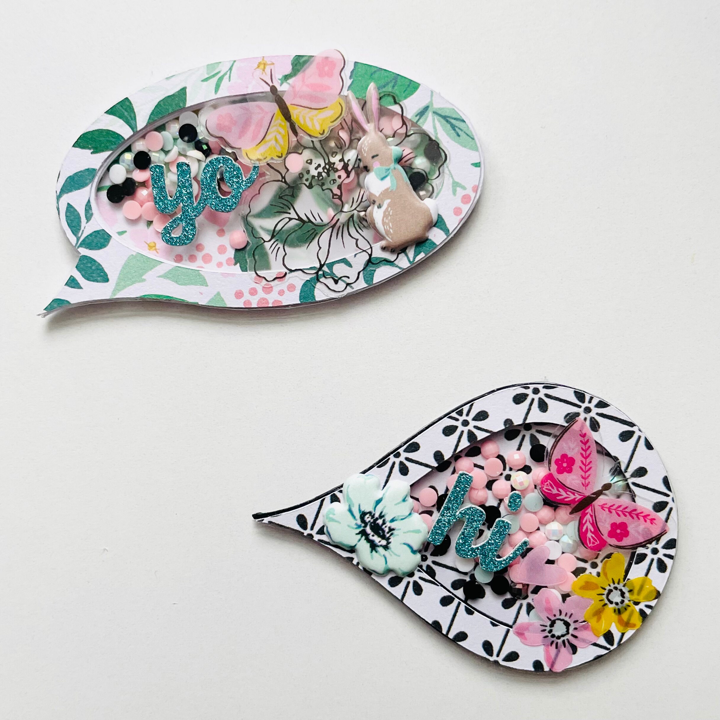 Speech Bubbles Shaker SVG - Etsy