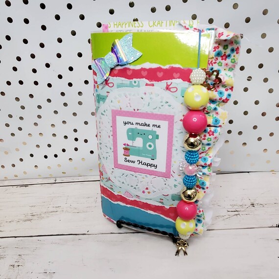 Cute and Crafty by Doodlebug Traveler's Notebook BLUE | Etsy