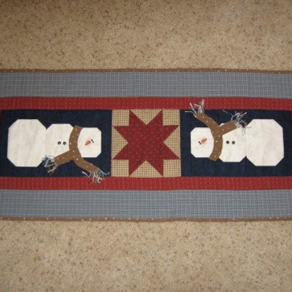 Snowman Quilt - Etsy