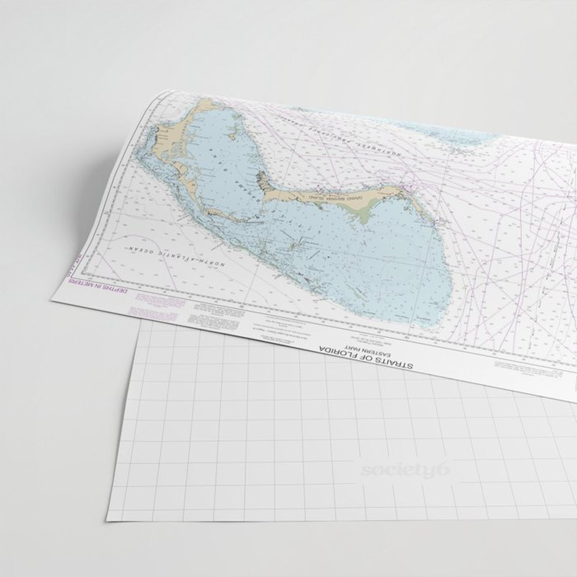 Nautical Chart Gift Wrapping Paper - Etsy