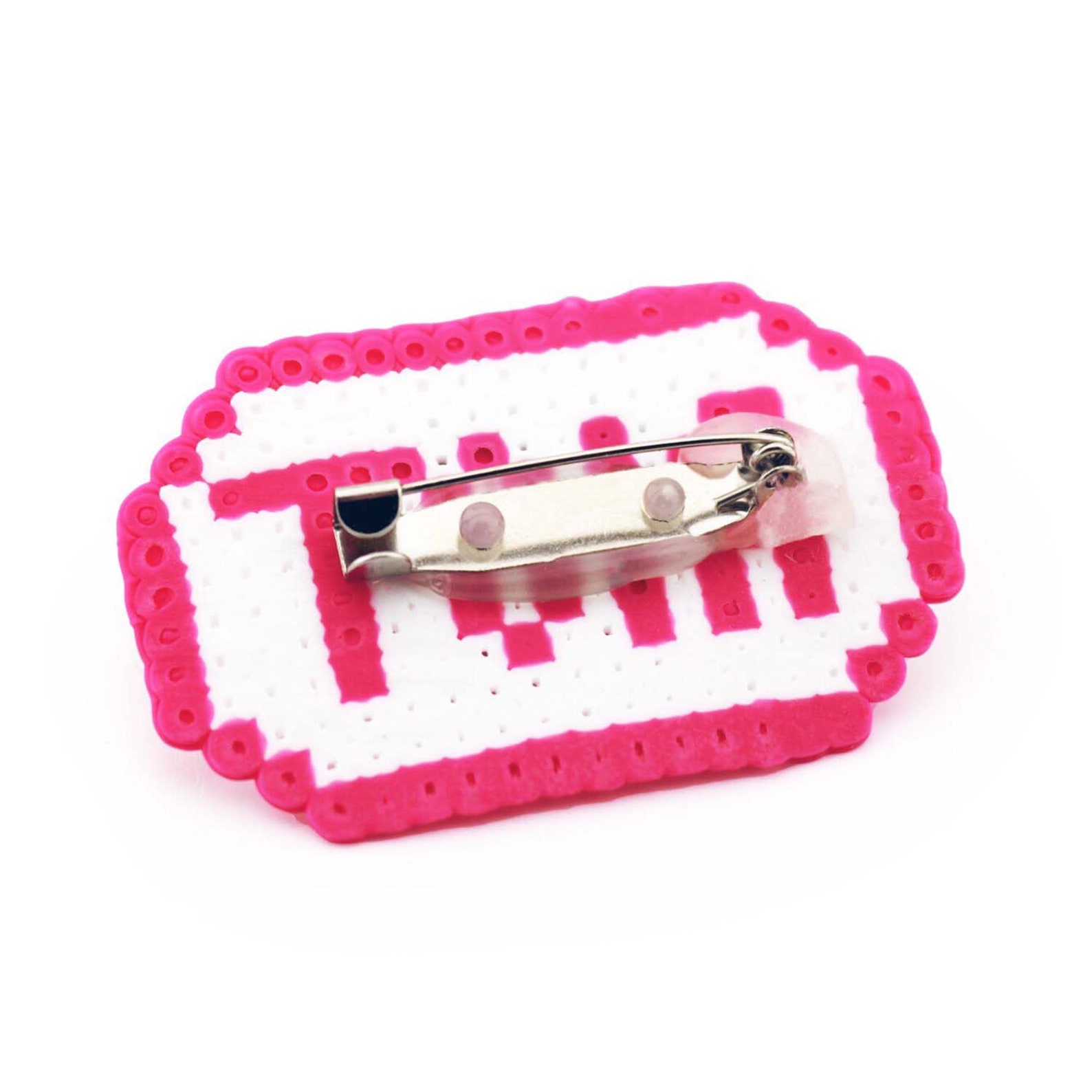 Handmade Mini Perler Bead Badge: Customizable Pixel Art Brooch - Etsy