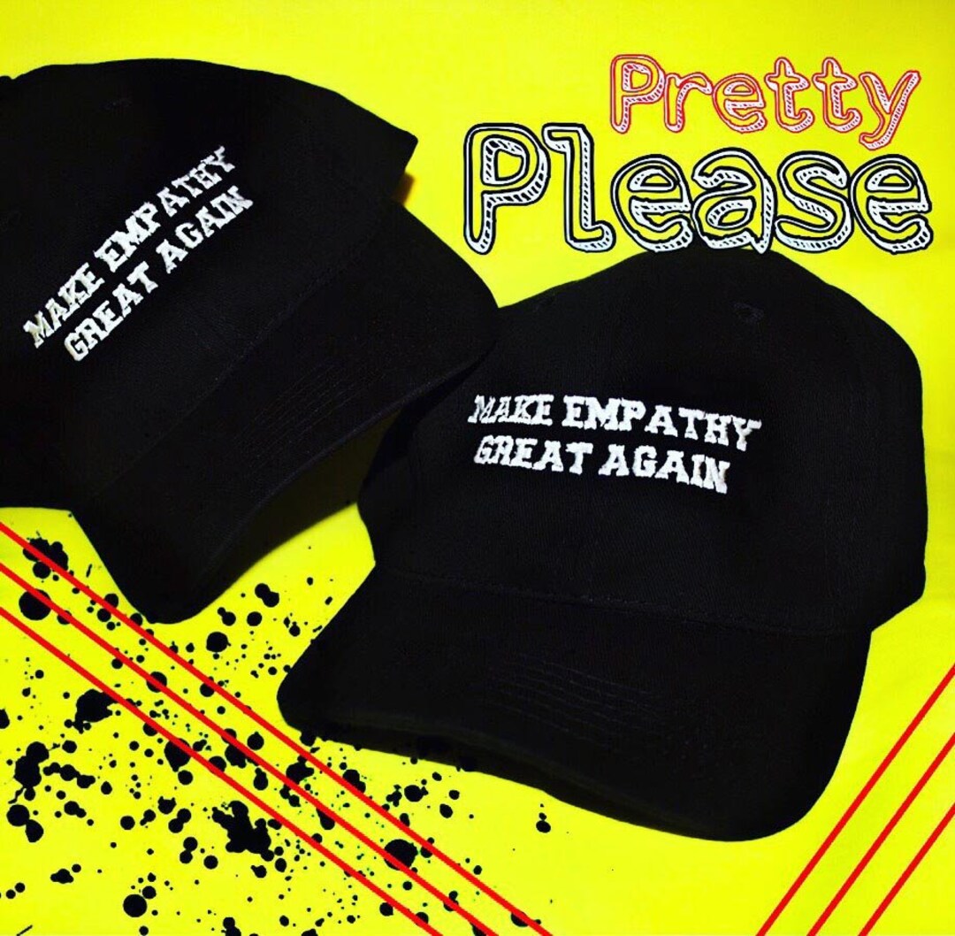 Make Empathy Great Again Baseball Cap Embroidered Hat - Rebel & Protest ...