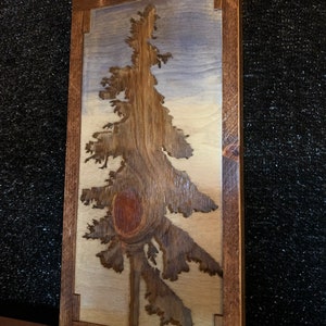 Ombré Tree Cut Out Blue to Beige/cream Tree Handmade - Etsy