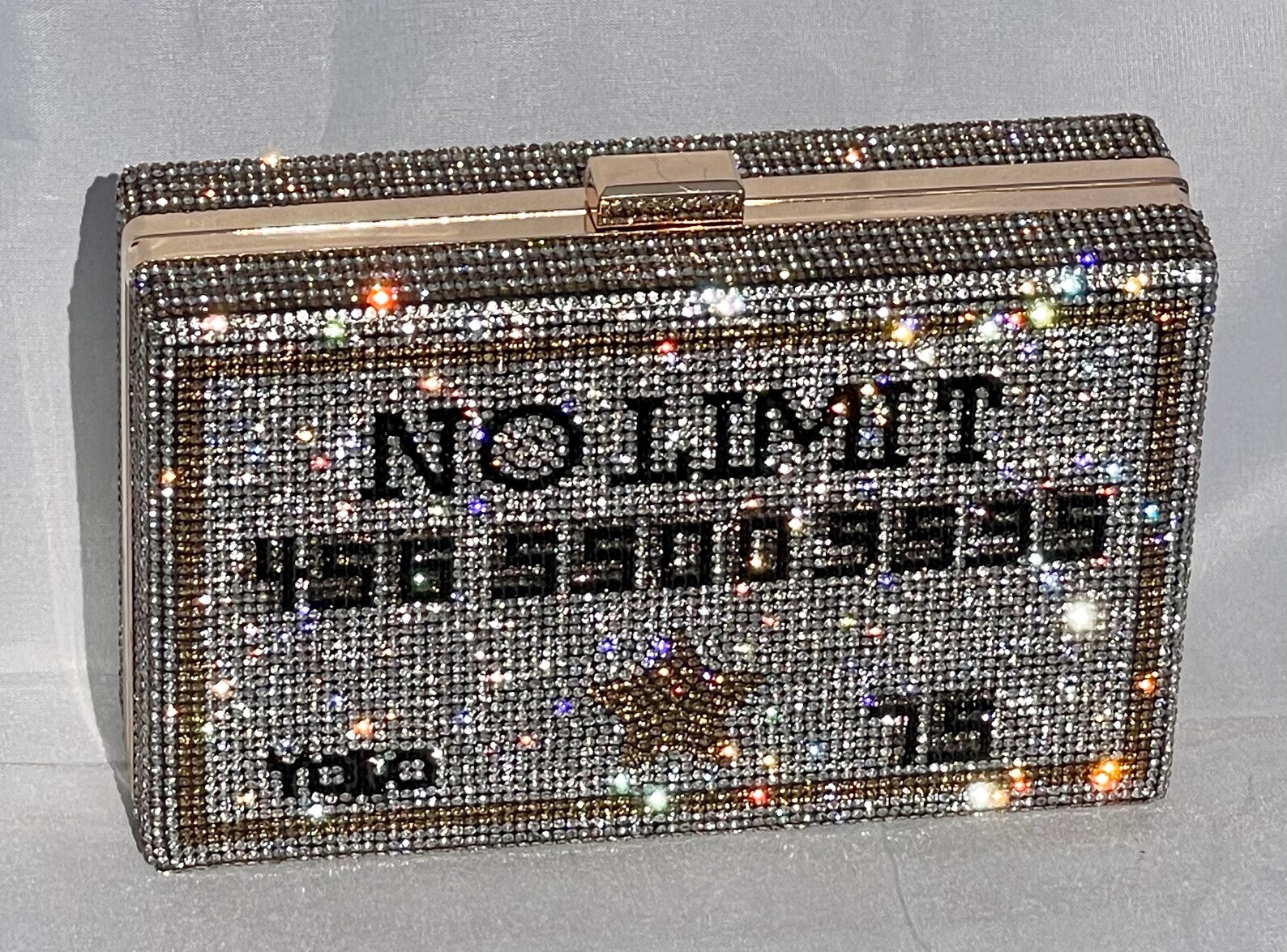 No Limit Credit Card Rhinestone Purse Crystal Clutch - Etsy