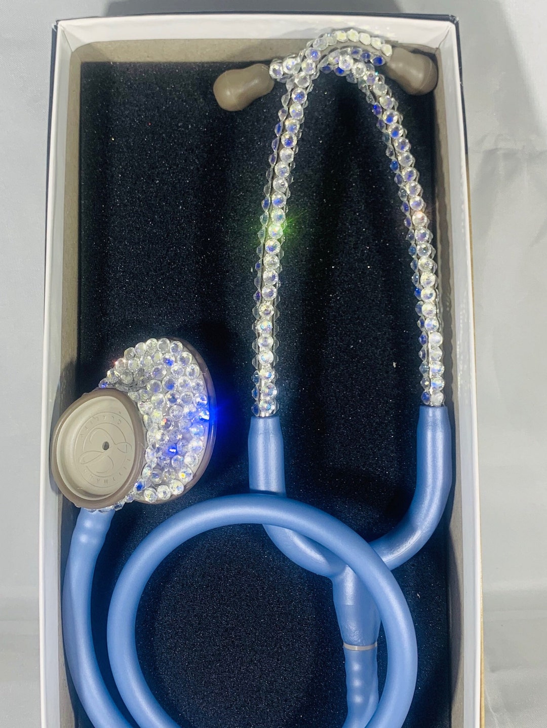 Ceil Blue Rhinestone Littmann Stethoscope, Luminous Mermaid Vibes ...
