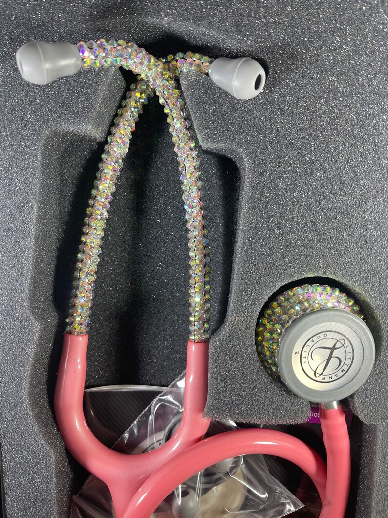 I AM Self Love Bling Stethoscope Iridescent Rhinestone - Etsy