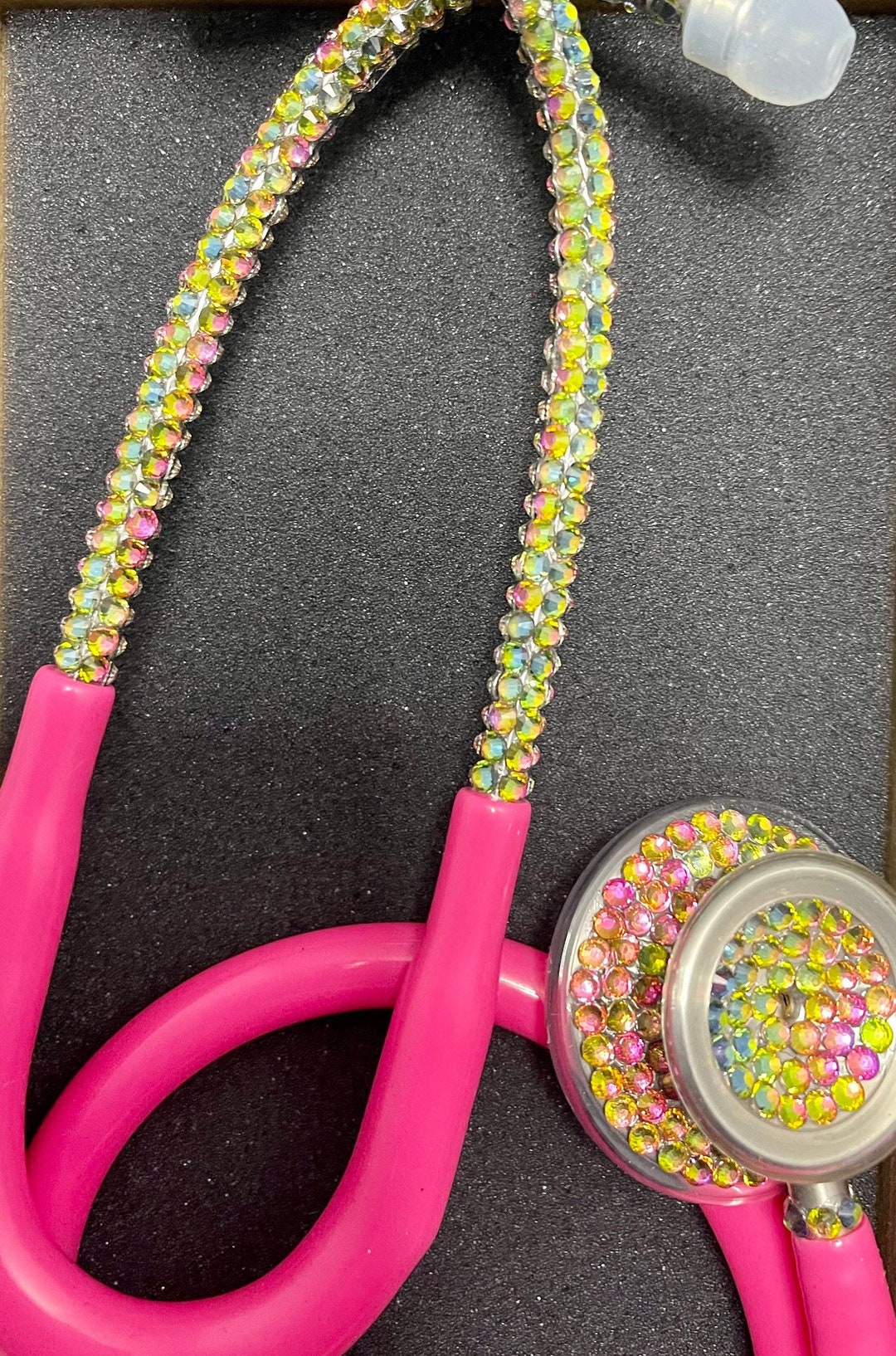 Unicorn Magic Bling Stethoscope Neon Pink Rainbow - Etsy