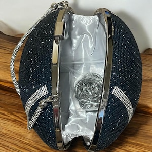 Seattle Seahawks Bling Football Purse - Rhinestone, Stadium Compliant ...