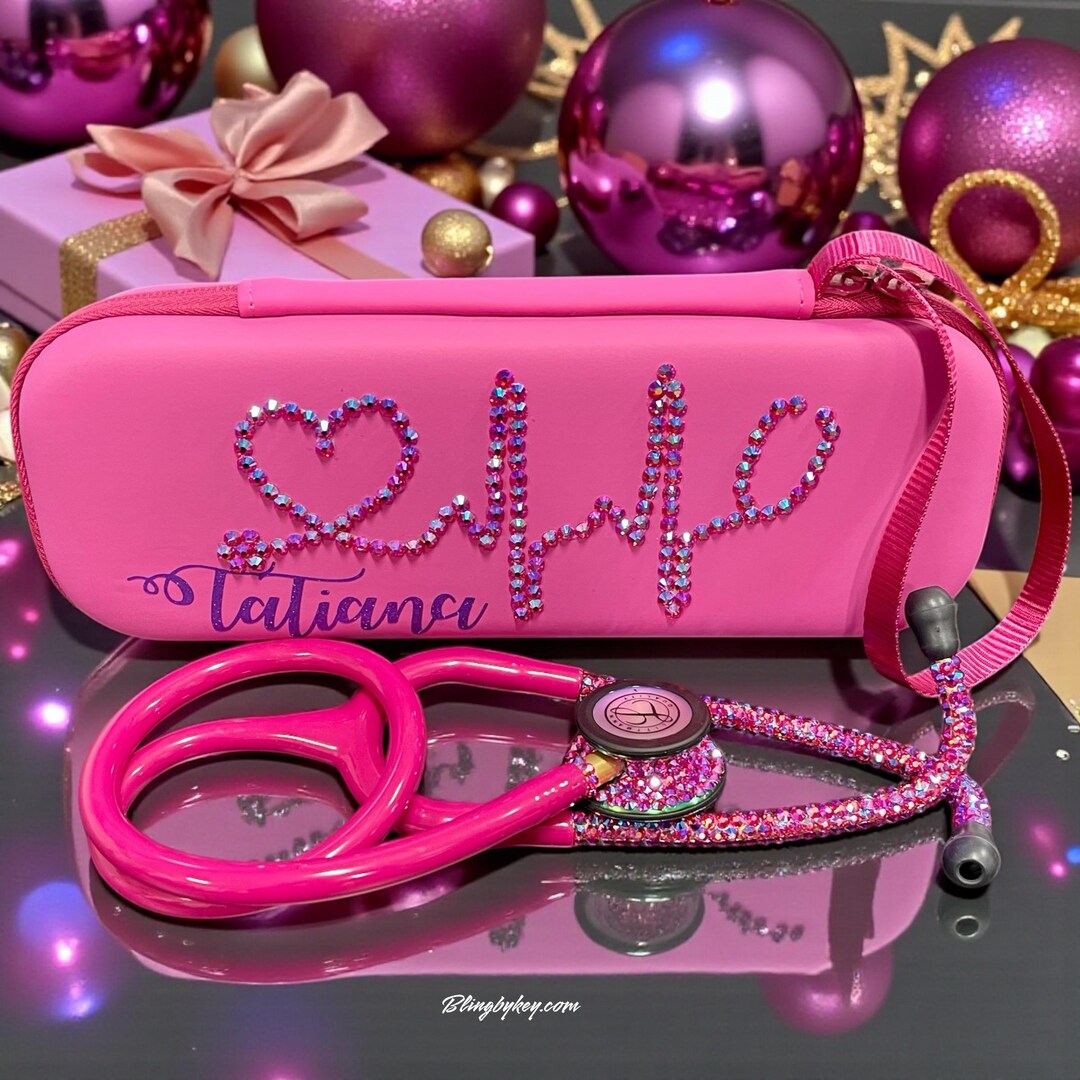 Cotton Candy Bling Stethoscope With Iridescent Rhinestones | Custom ...