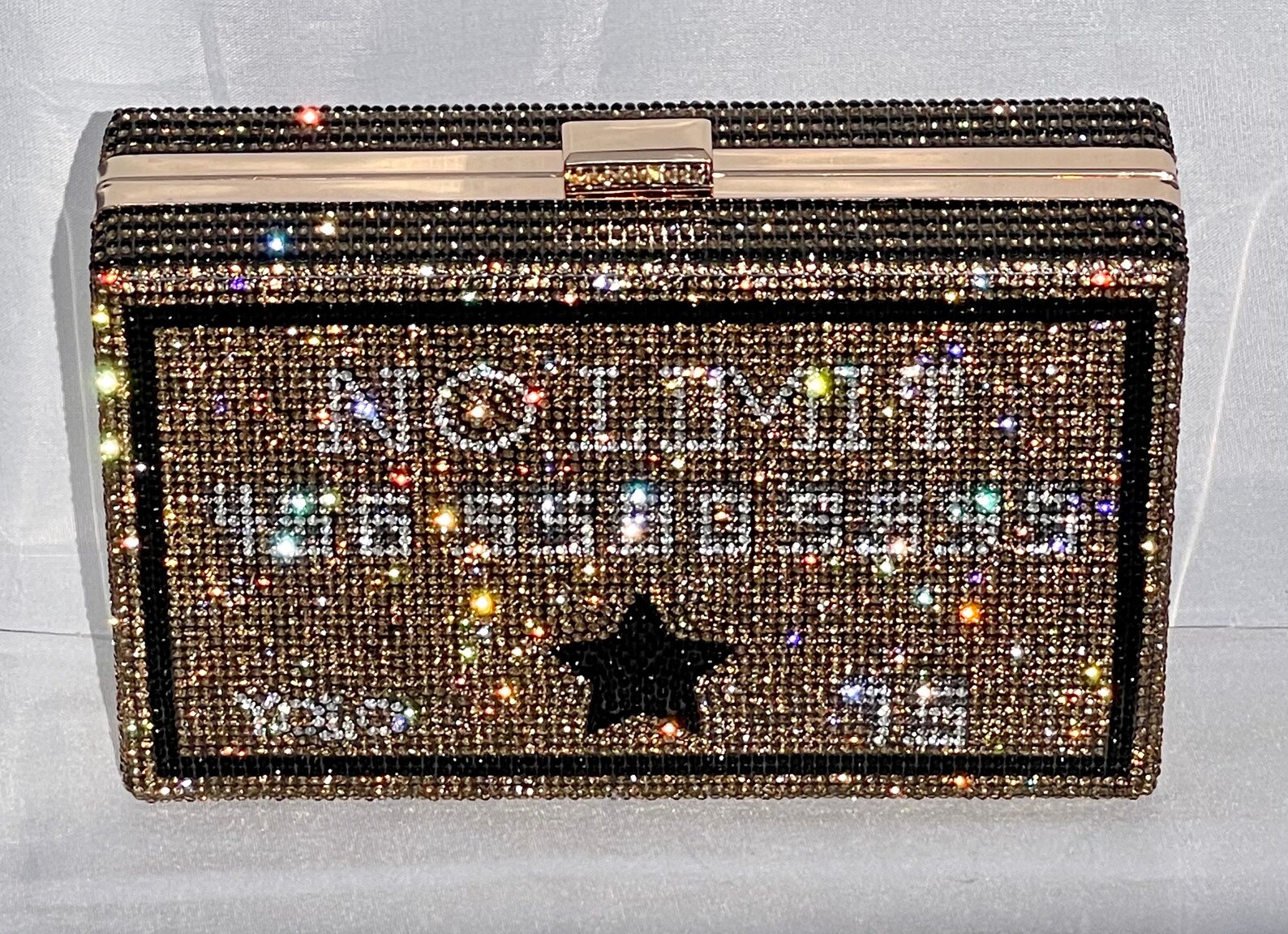 No Limit Credit Card Rhinestone Purse Crystal Clutch - Etsy