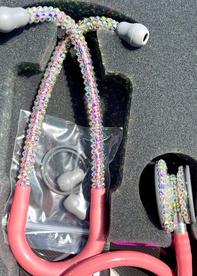I AM Self Love Bling Stethoscope Iridescent Rhinestone - Etsy