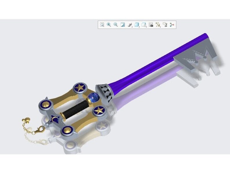 Mickey Keyblade Kingdom Hearts STL 3D Print File Halloween | Etsy