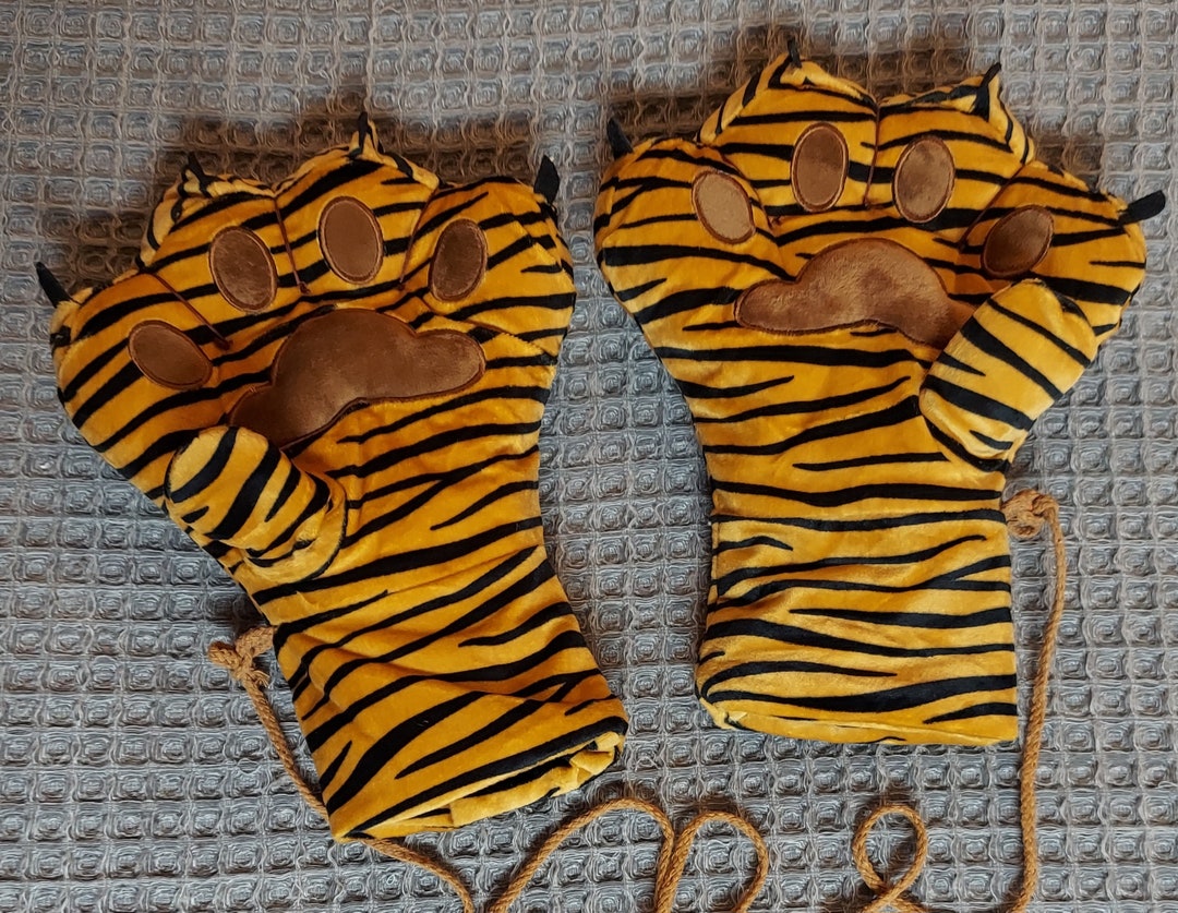 Comic Con Faux Furcosplayfandomanimecostumetiger Paw Puffy Claw Paw ...