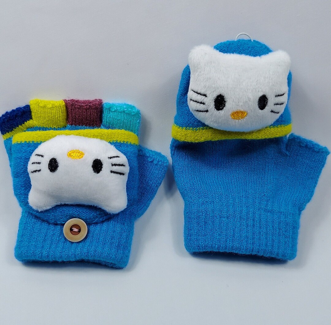 UNISEX Hello Kitty Gloves/mittens - Etsy