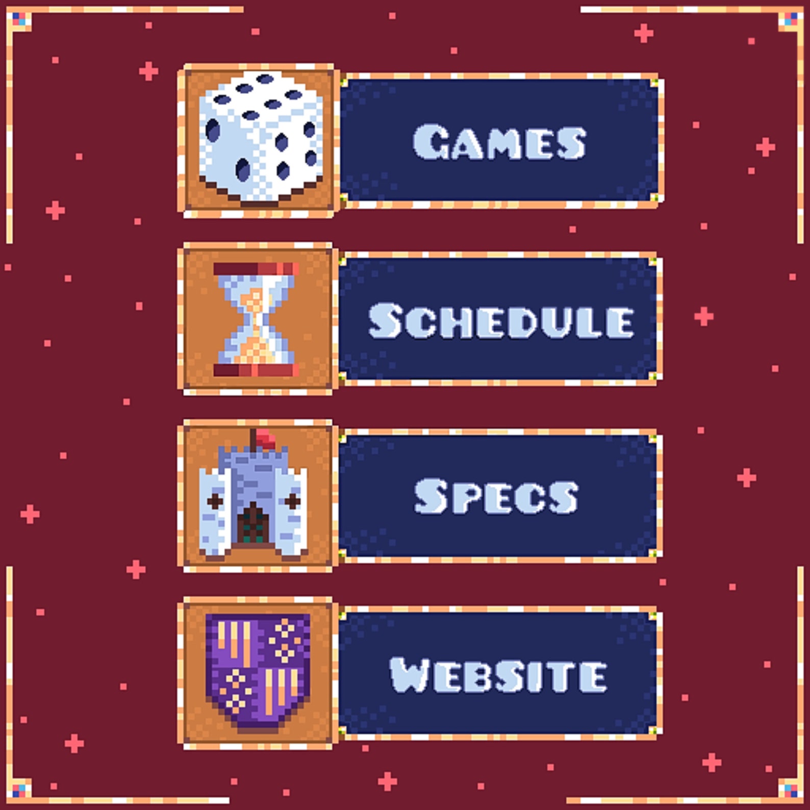 18 Retro Pixel Fantasy Panels / Panels / Retro / Streamer / Fantasy ...