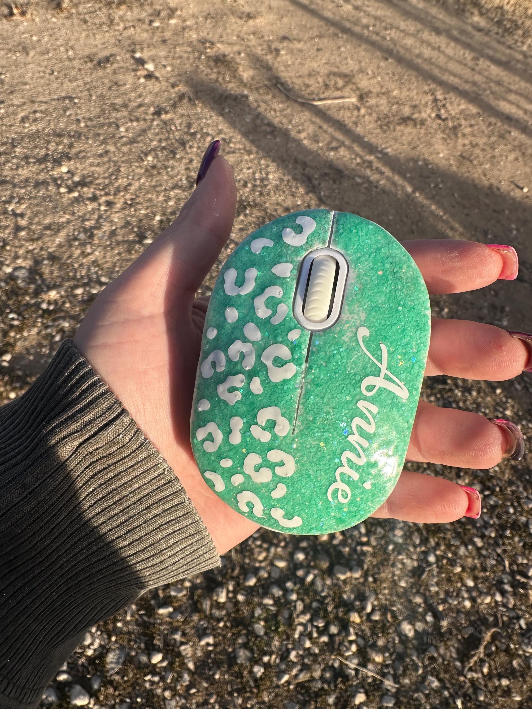 Custom Glitter Computer Mouse, Personalized Mouse, Office Supply ...