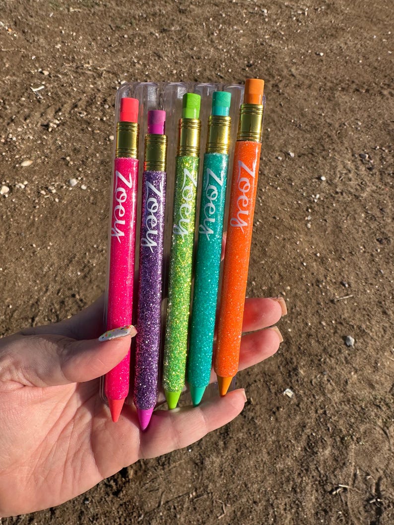Custom Glitter Mechanical Pencils, Sparkly Pencils, Gifts for Kids ...