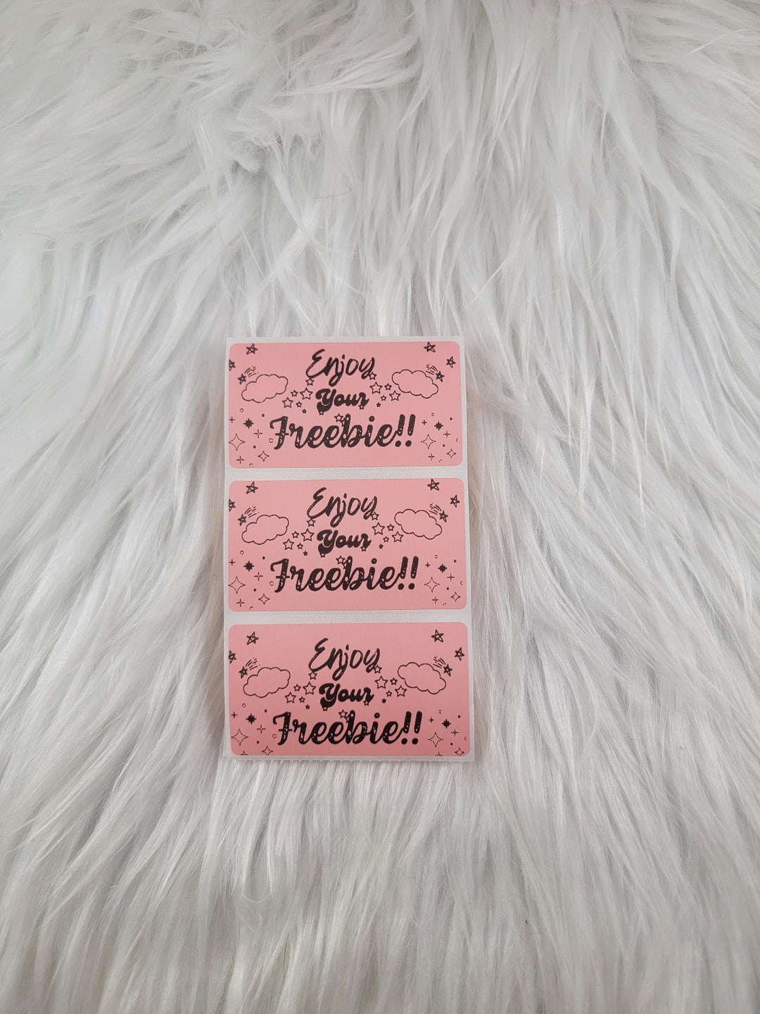 Enjoy Your Freebie Stickers, Thermal Stickers, Thermal Packaging ...