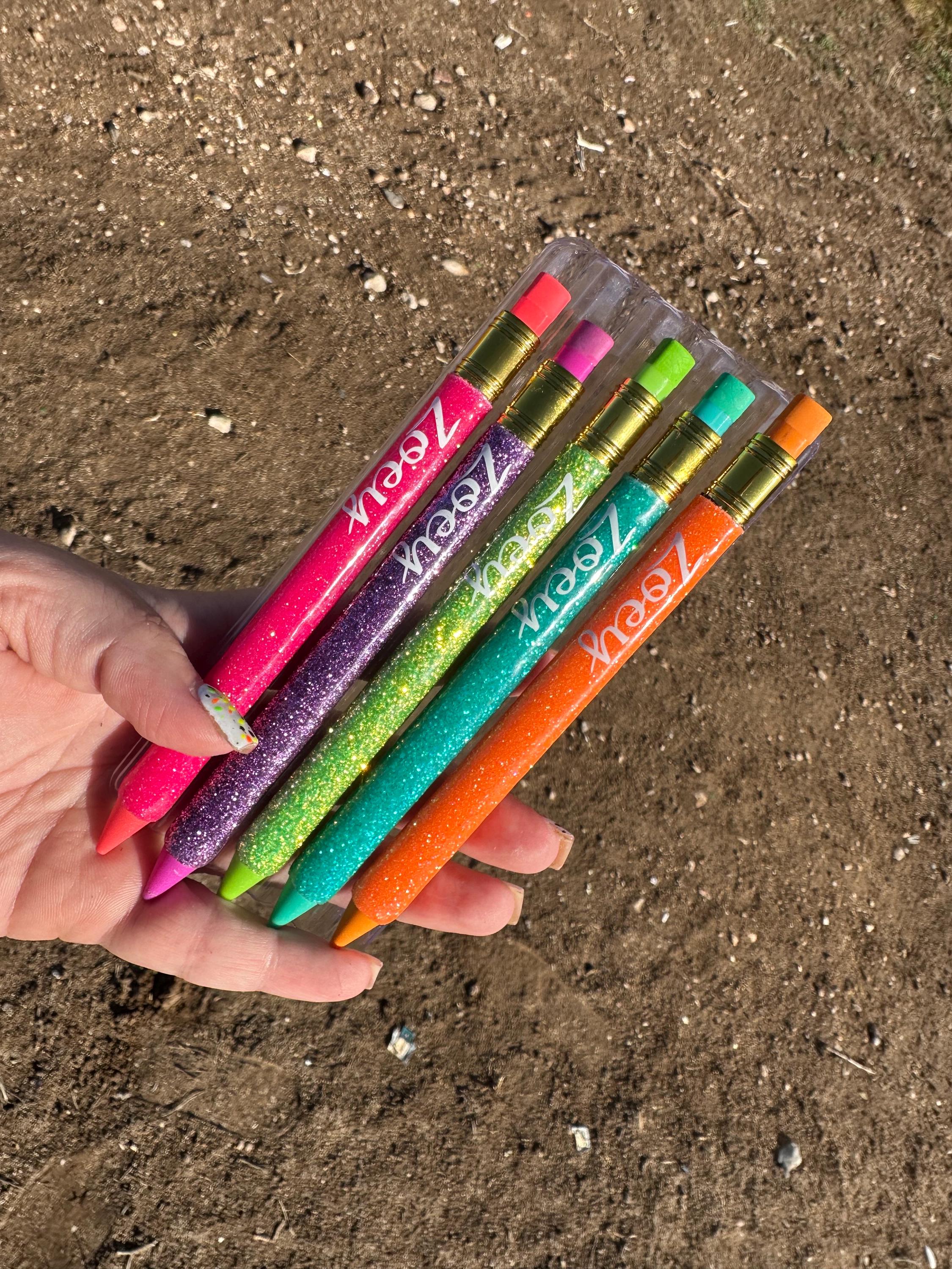 Custom Glitter Mechanical Pencils, Sparkly Pencils, Gifts for Kids ...