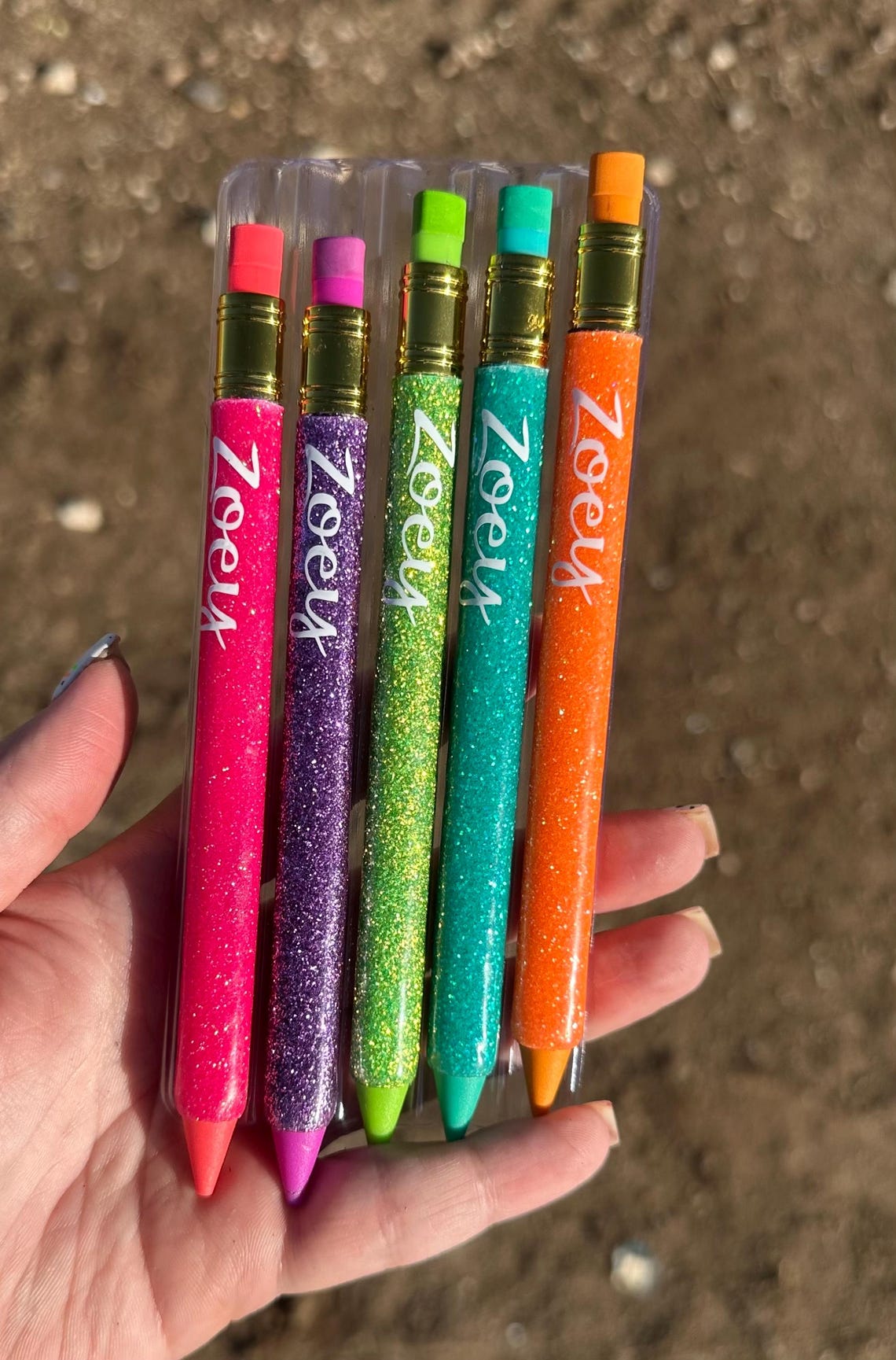 Custom Glitter Mechanical Pencils, Sparkly Pencils, Gifts for Kids ...