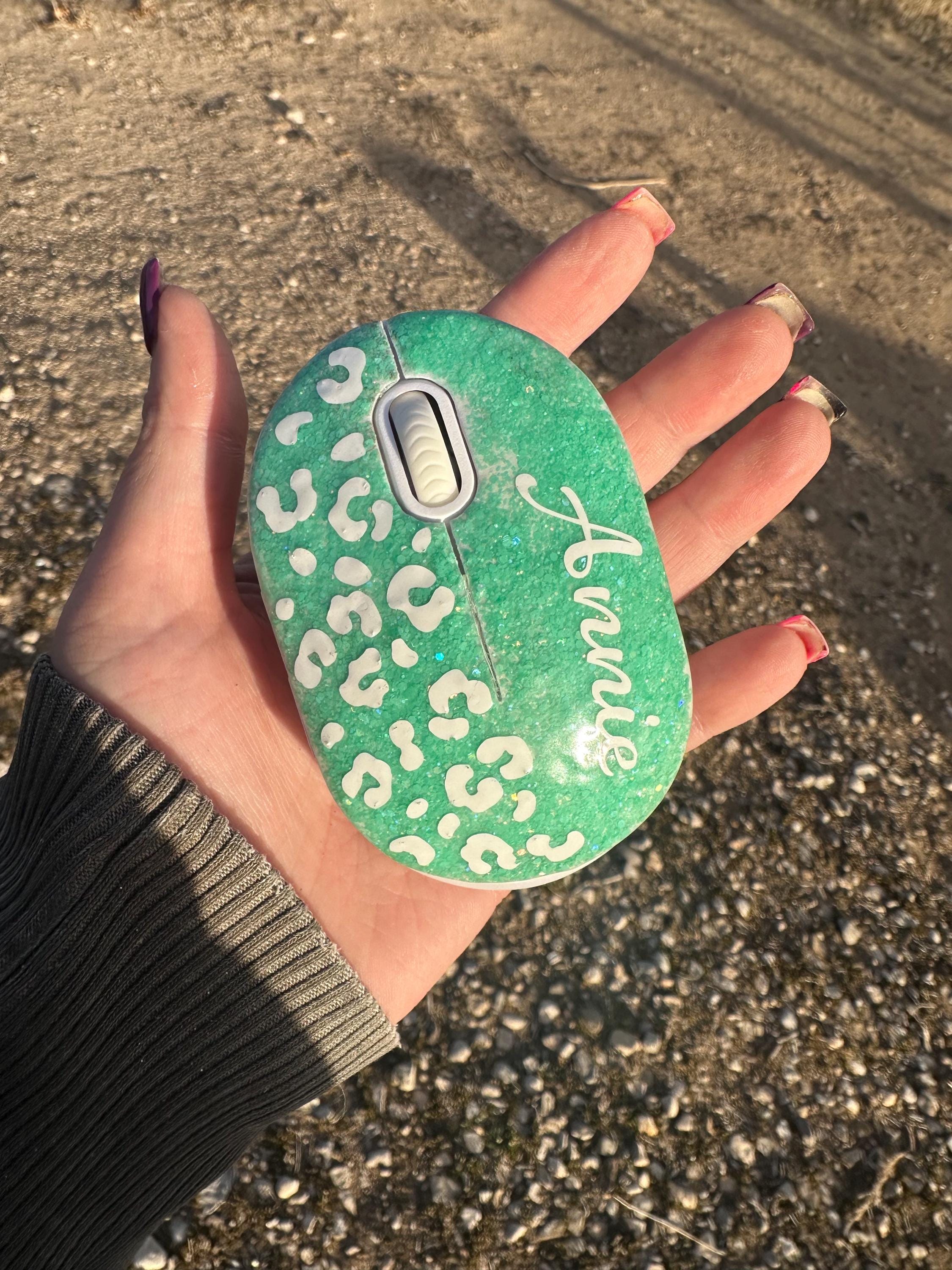 Custom Glitter Computer Mouse, Personalized Mouse, Office Supply ...