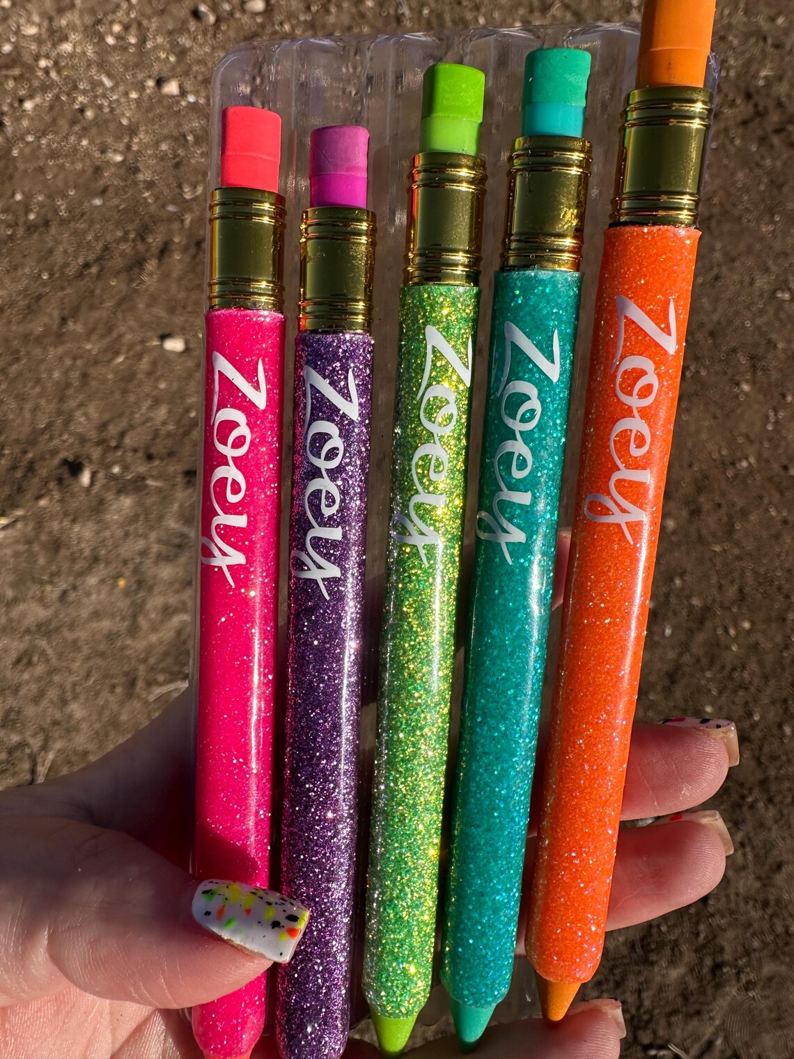 Custom Glitter Mechanical Pencils, Sparkly Pencils, Gifts for Kids ...