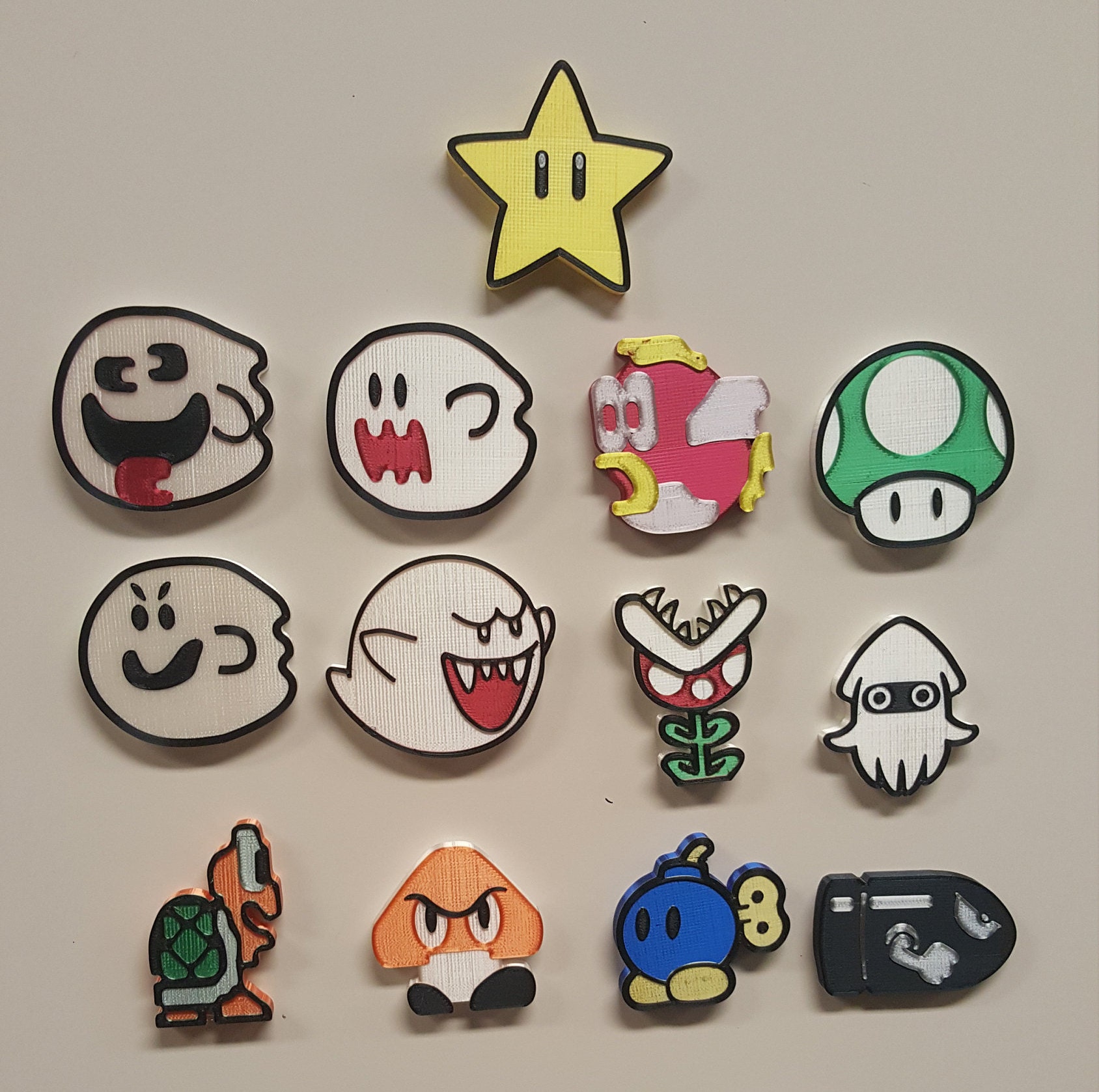 Mario Magnets - Etsy