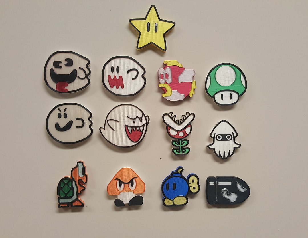 Mario Magnets - Etsy