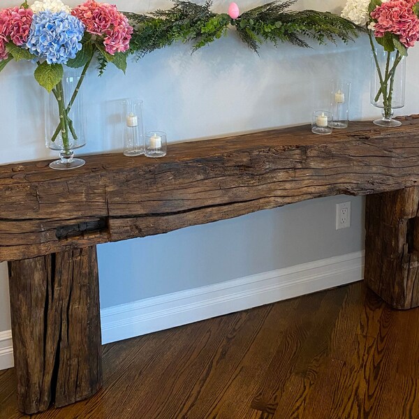 Beam Console Table - Etsy