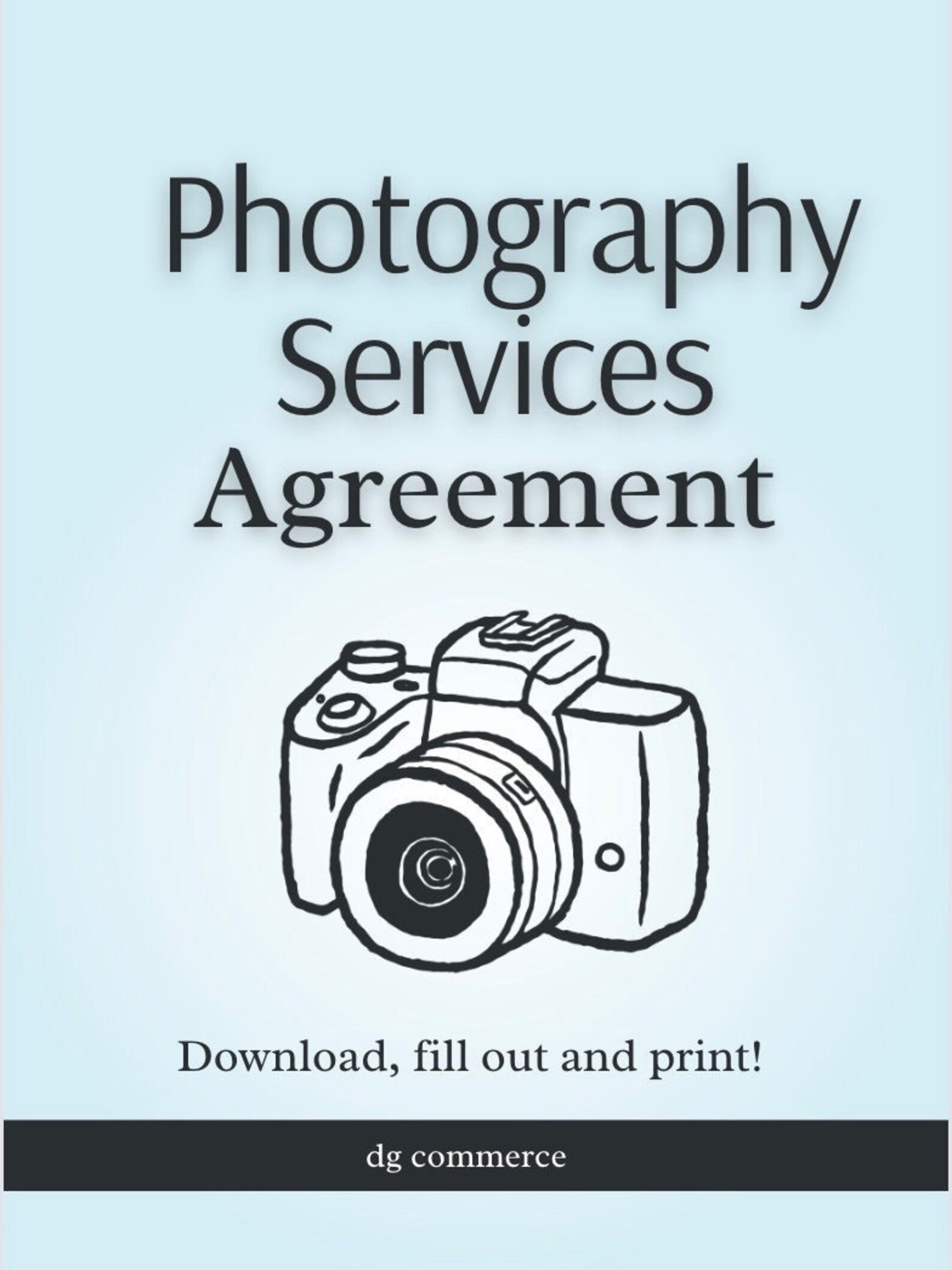 Photography Services Agreement Contract for Services & Rights PDF ...