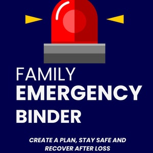 Family Emergency Binder Guide: Profile, Fingerprint, ID (PDF Download ...