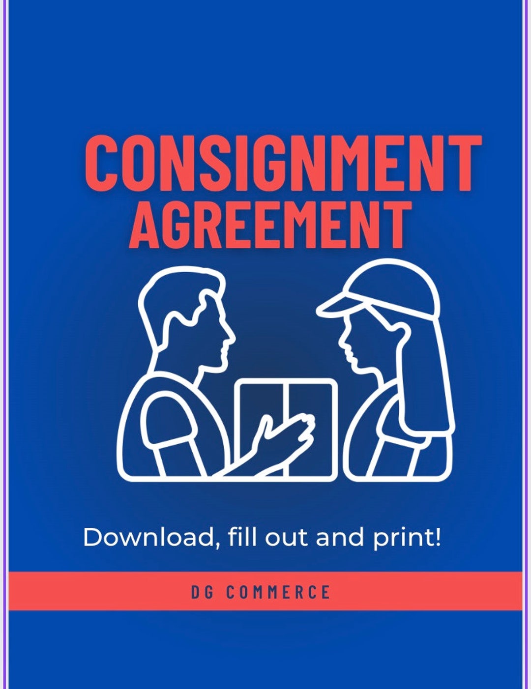 Consignment Agreement Template: Business Deal (PDF Digital Download) - Etsy