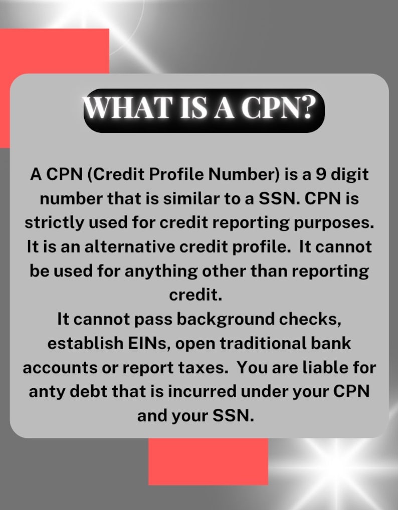 CPN Creation Study Guide: Build Credit (PDF E-book) - Etsy