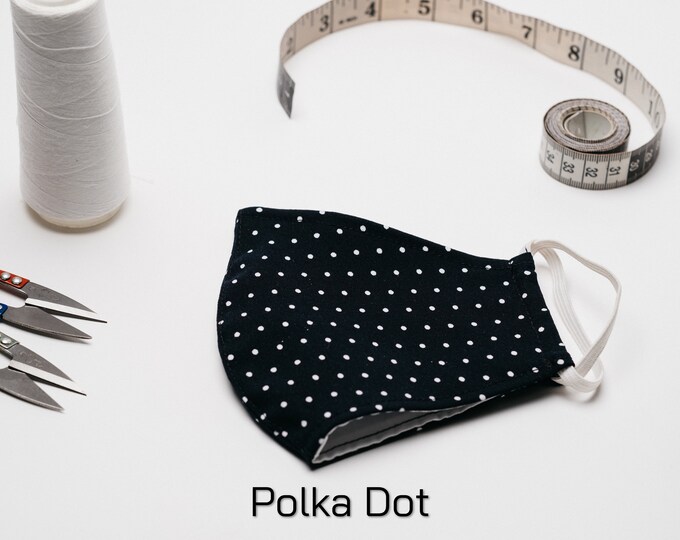 Washable Face Mask With Insert for Filter & Nose Wire - Etsy