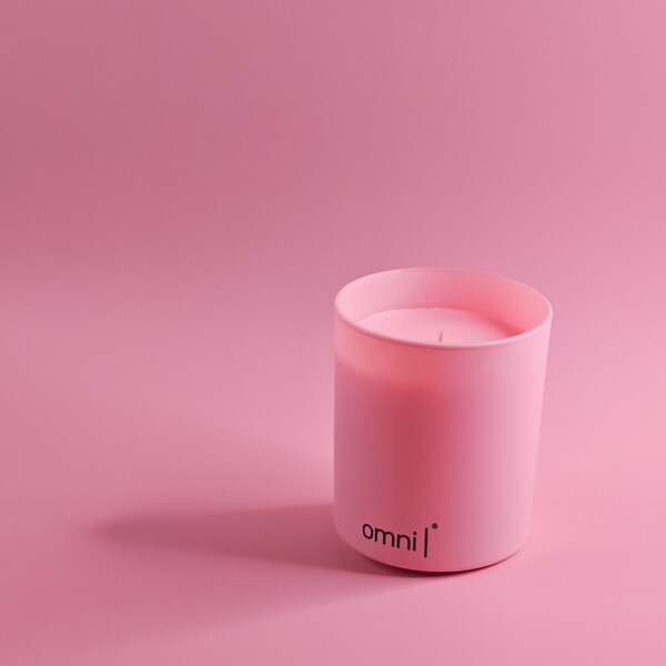 Pink Candle - Etsy
