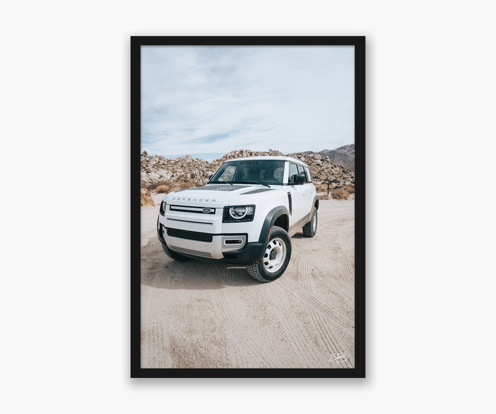 Neutral Desert Land Rover Defender Wall Art Bright Boho - Etsy