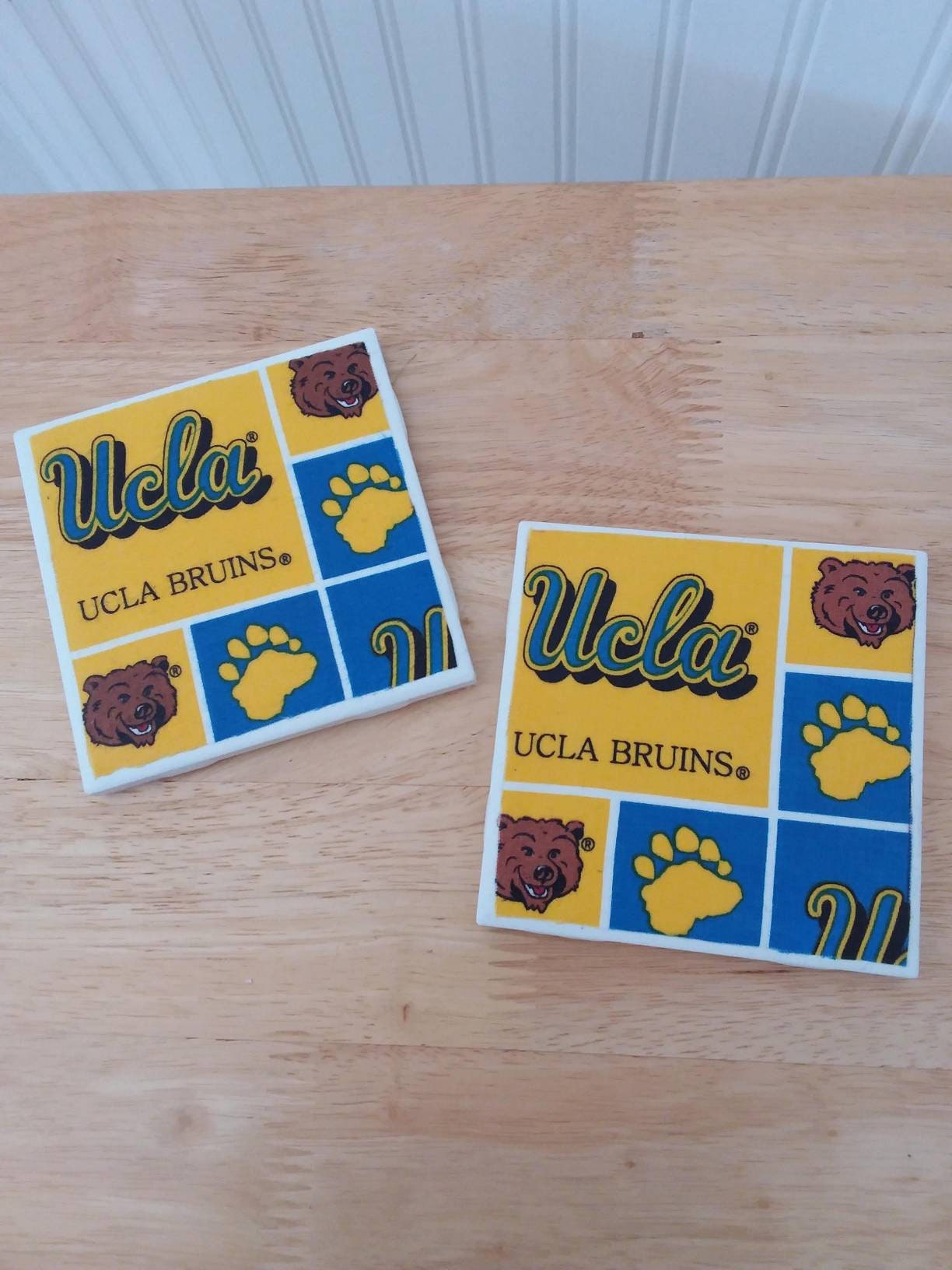 Sports Team Coasters Set of 2 Hot and Cold Drink Coasters With Football ...