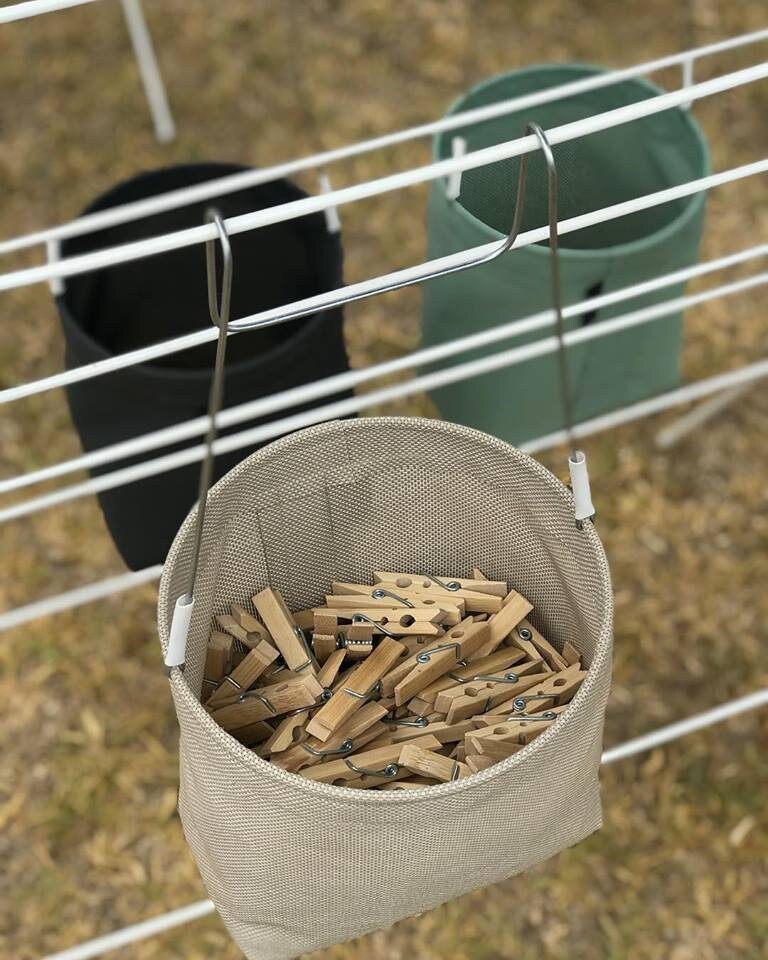 Large Peg Basket / Peg Bag Holds 250 Pegs It's in the | Etsy Australia