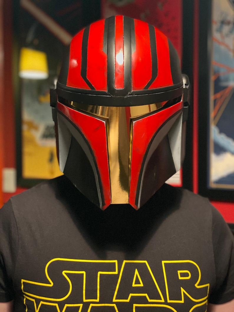 Star Wars Mandalorian Helmet Maul / Gar Saxon design | Etsy