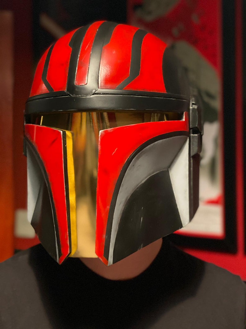 Star Wars Mandalorian Helmet Maul / Gar Saxon design | Etsy
